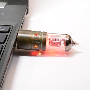 Steampunk USB Flash Drive - Rugged Pentode - USB 3.0 - 64GB / 128GB ...