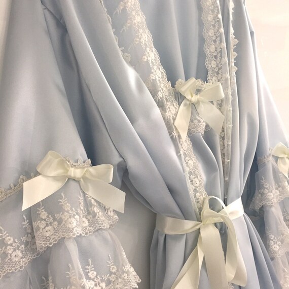 Gorgeous Negligee Set Feminine Negligee Set Satin Nightgown | Etsy