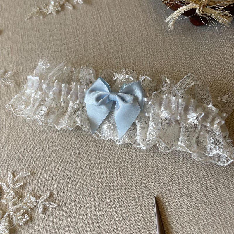 Blue Wedding Garter - Etsy