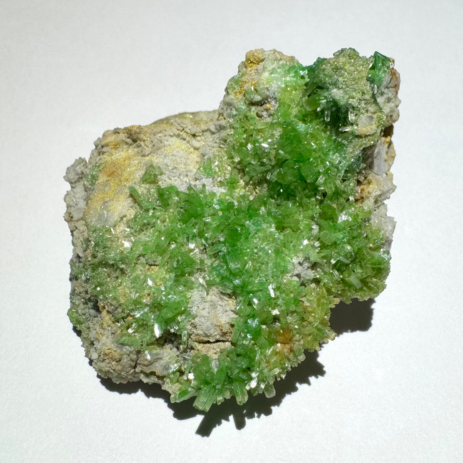 Rare 1.8 Museum Quality Gem Green Pyromorphite Crystal Cluster 30g ...