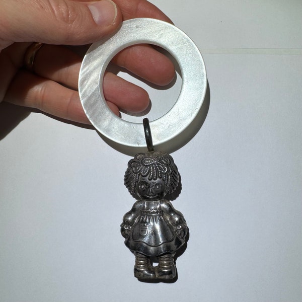 Sterling Baby Rattle - Etsy