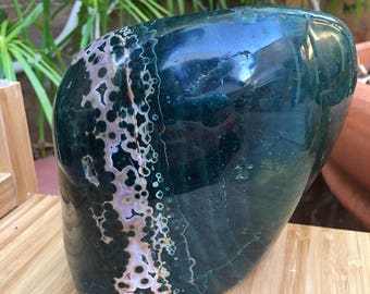 Blue green jasper | Etsy