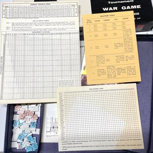 Vintage 1961 Tactics 2 Realistic War Board Game Collectible Avalon Hill ...