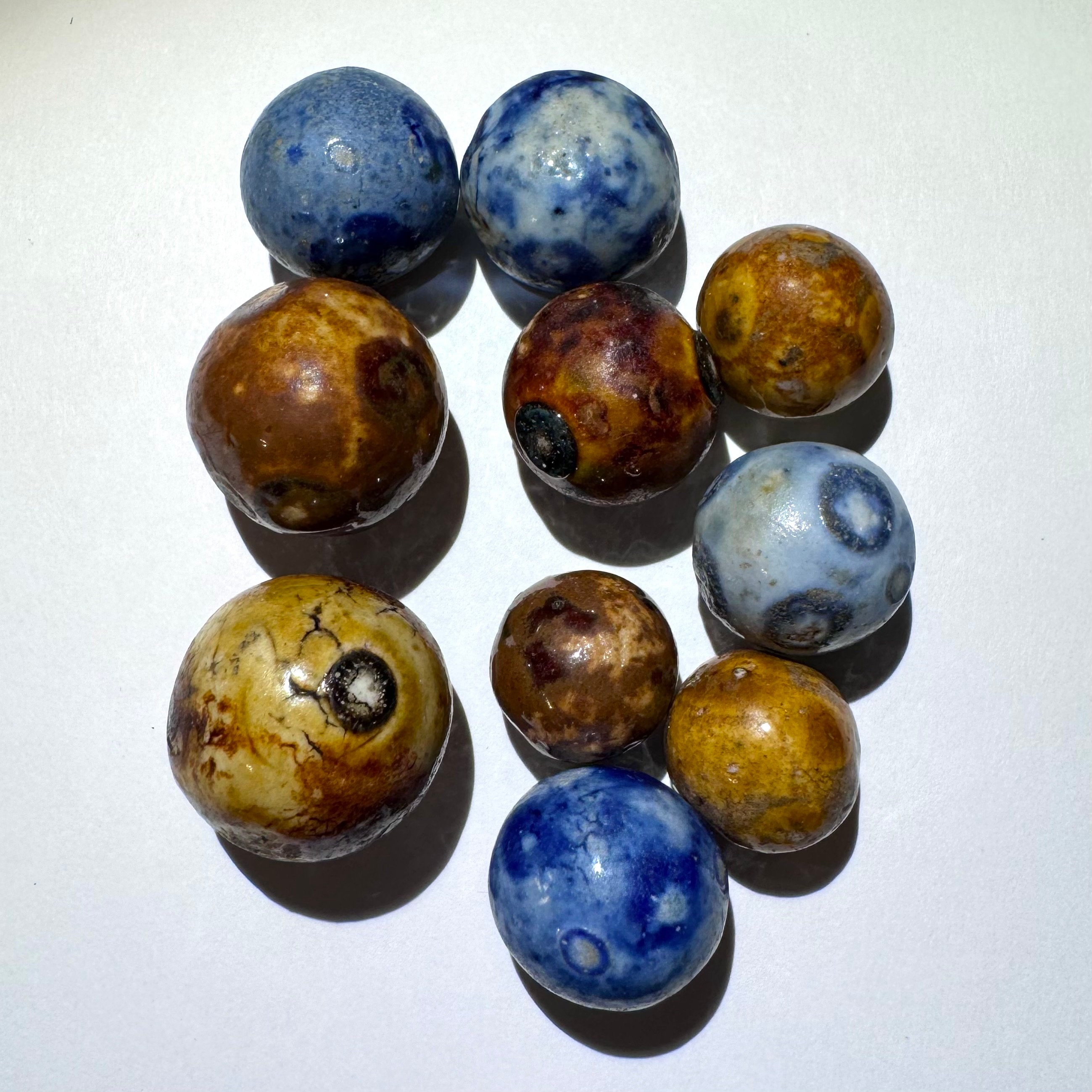 Rare Antique Clay Marbles Vintage Clay Marbles From Earlier 1930s