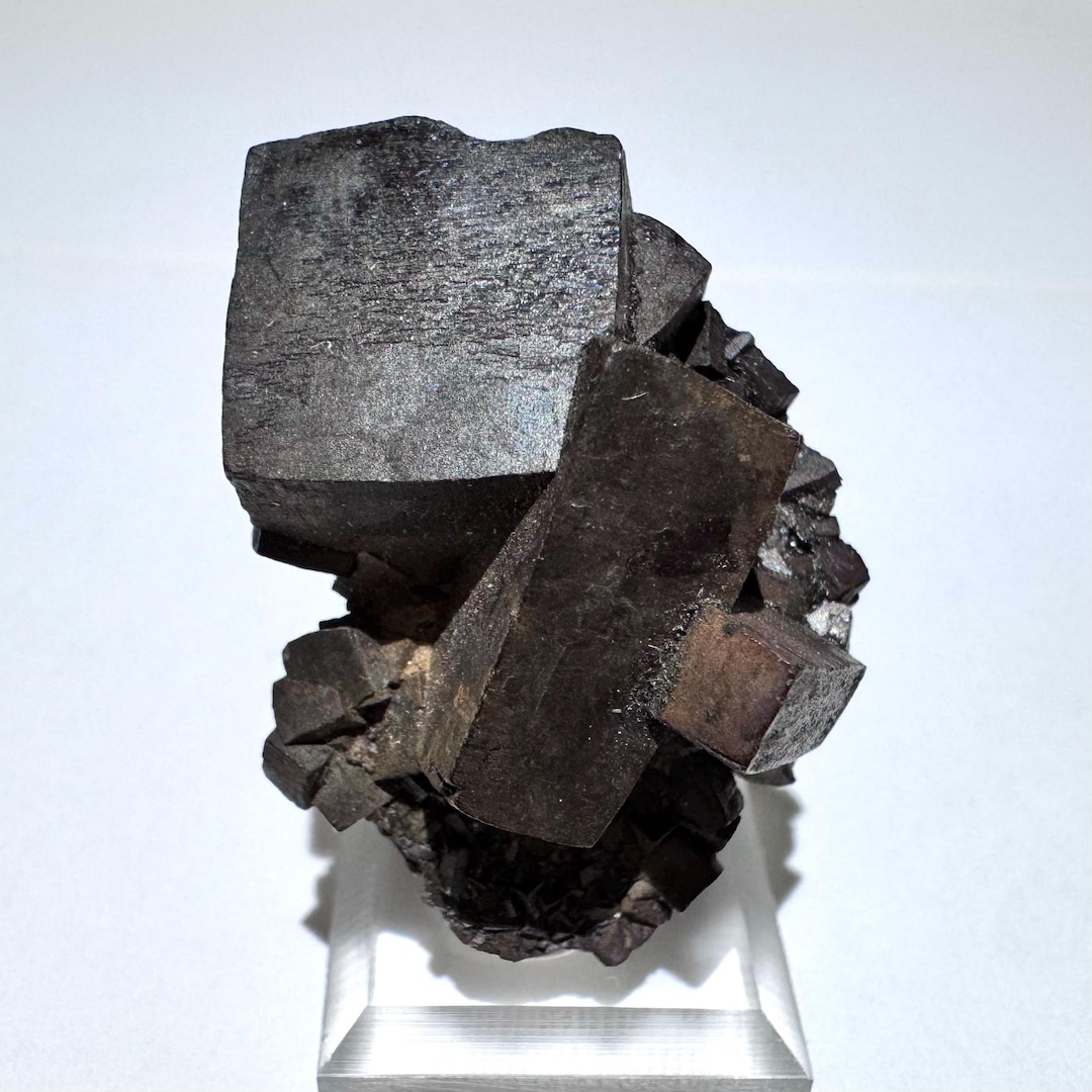 Rare 1.3” Natural Limonite Pseudomorph After Pyrite Crystal Cube ...