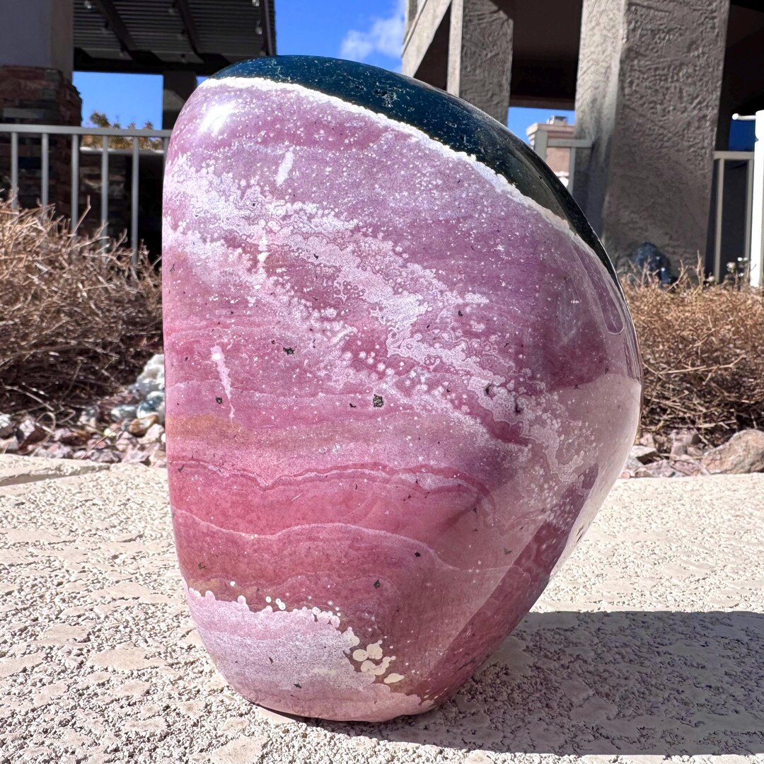 Rare 8” Large Museum Quality Pink Ocean Jasper Crystal Centerpiece 12lb ...