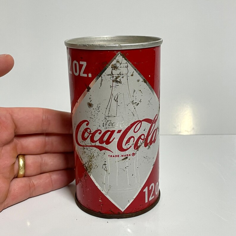 Rare 4.8 Vintage Coca Cola Soda Can Collectible Antique - Etsy