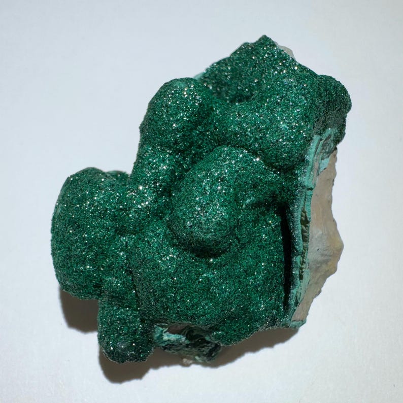 Rare 1.8” Druzy Green Malachite Stalactite Crystal Cluster 42g Mineral ...