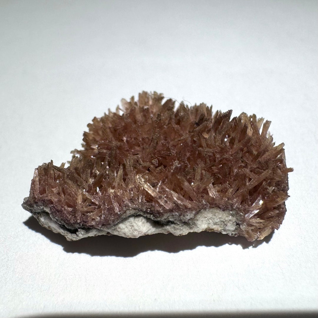 Rare 1” Museum Quality Inesite Crystal Cluster 2.6g Mineral Specimen ...