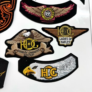 16pc Lot Vintage Harley Davidson Motorcycle Patch & Bandana Set ...