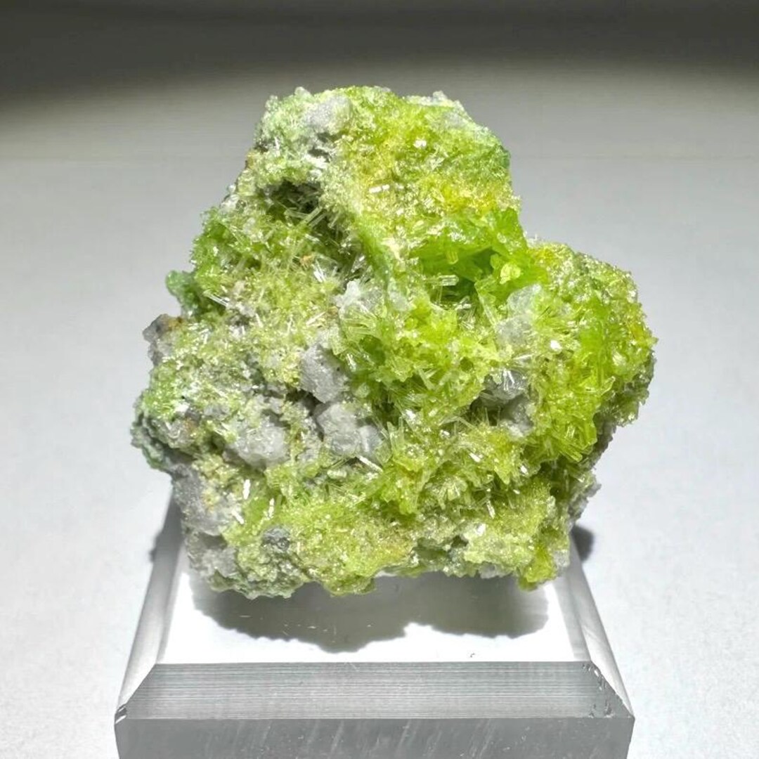 Rare 1.1” Gem Light Green Pyromorphite Crystal Cluster 12.9g Mineral ...