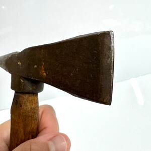 Rare 12.3 Antique Hand Forged Atlas Wooden Mining Pickaxe Collectible Vintage Wood & Steel Miner ...