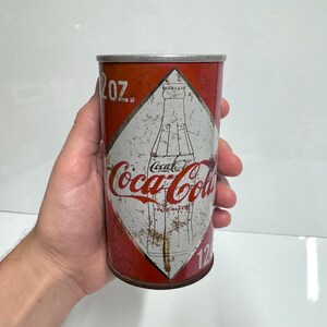 Rare Antique Coca Cola Soda Can Collectible Vintage 1963 2nd Generation ...