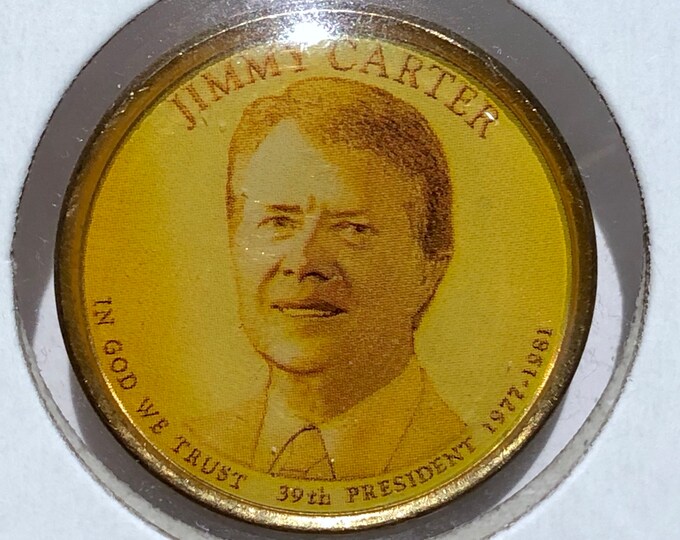 Vintage President Jimmy Carter Collectible US Dollar Coin - Perfect for ...