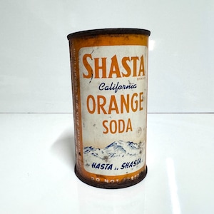 Antique Shasta California Orange Soda Can Collectible Vintage 1950s ...