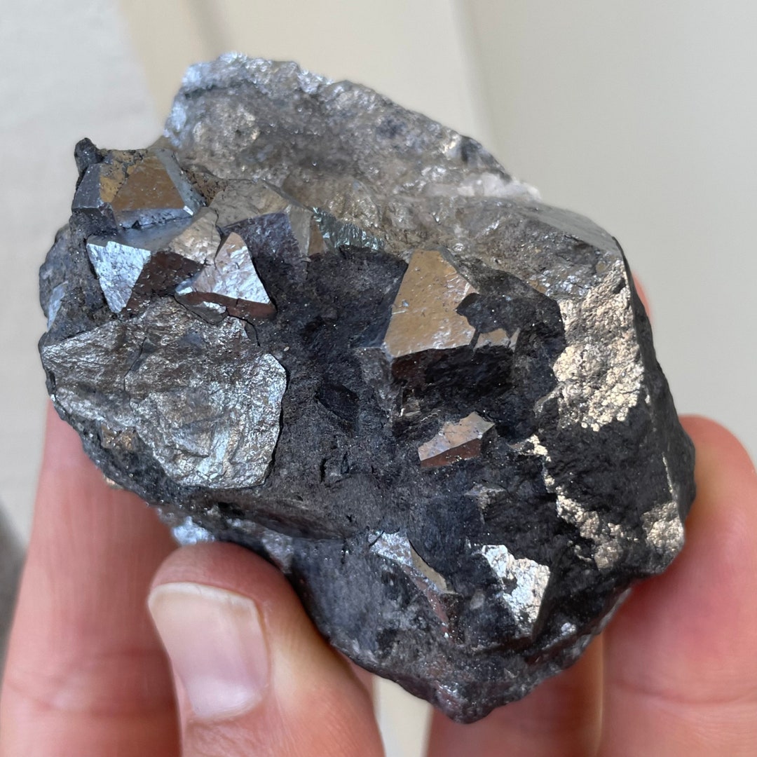 Rare 2.3” Skuttérudite Crystal Cluster 285g Mineral Specimen - Bou Azer ...