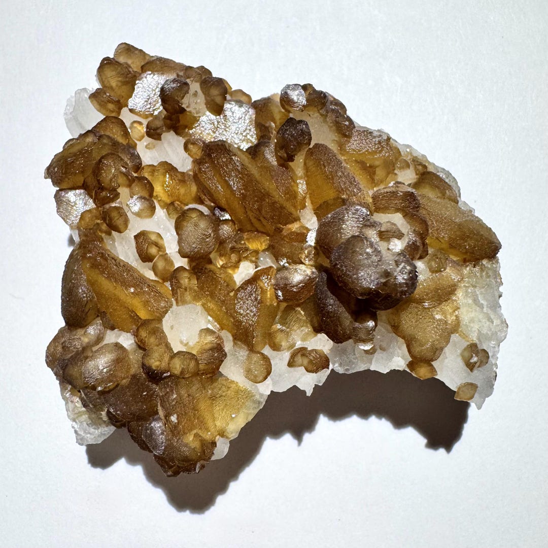 California Calcite & Quartz Crystal Cluster 2” 42g Mineral Specimen ...