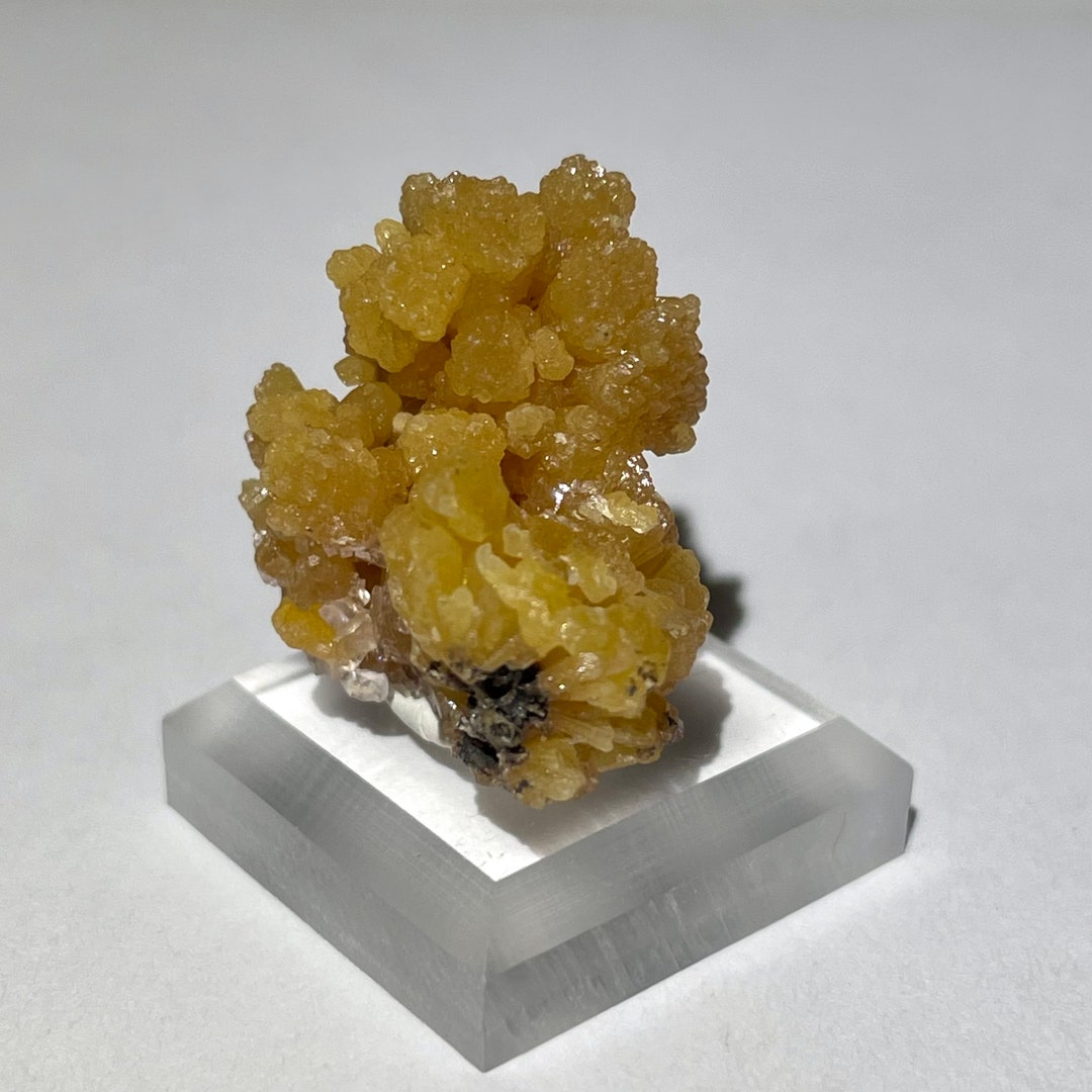 Rare Yellow Mimetite W/ Calcite Crystal Cluster 11g Crystal Specimen ...