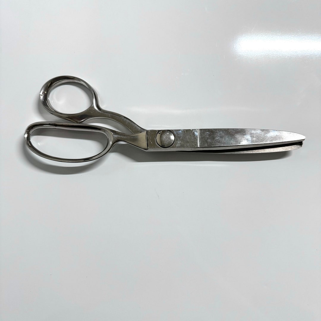 Vintage Wiss Pinking Shears Collectible 1940s Well Made Chrome Scissors ...
