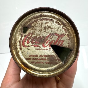 Rare Antique Coca Cola Soda Can Collectible Vintage 1963 2nd Generation ...