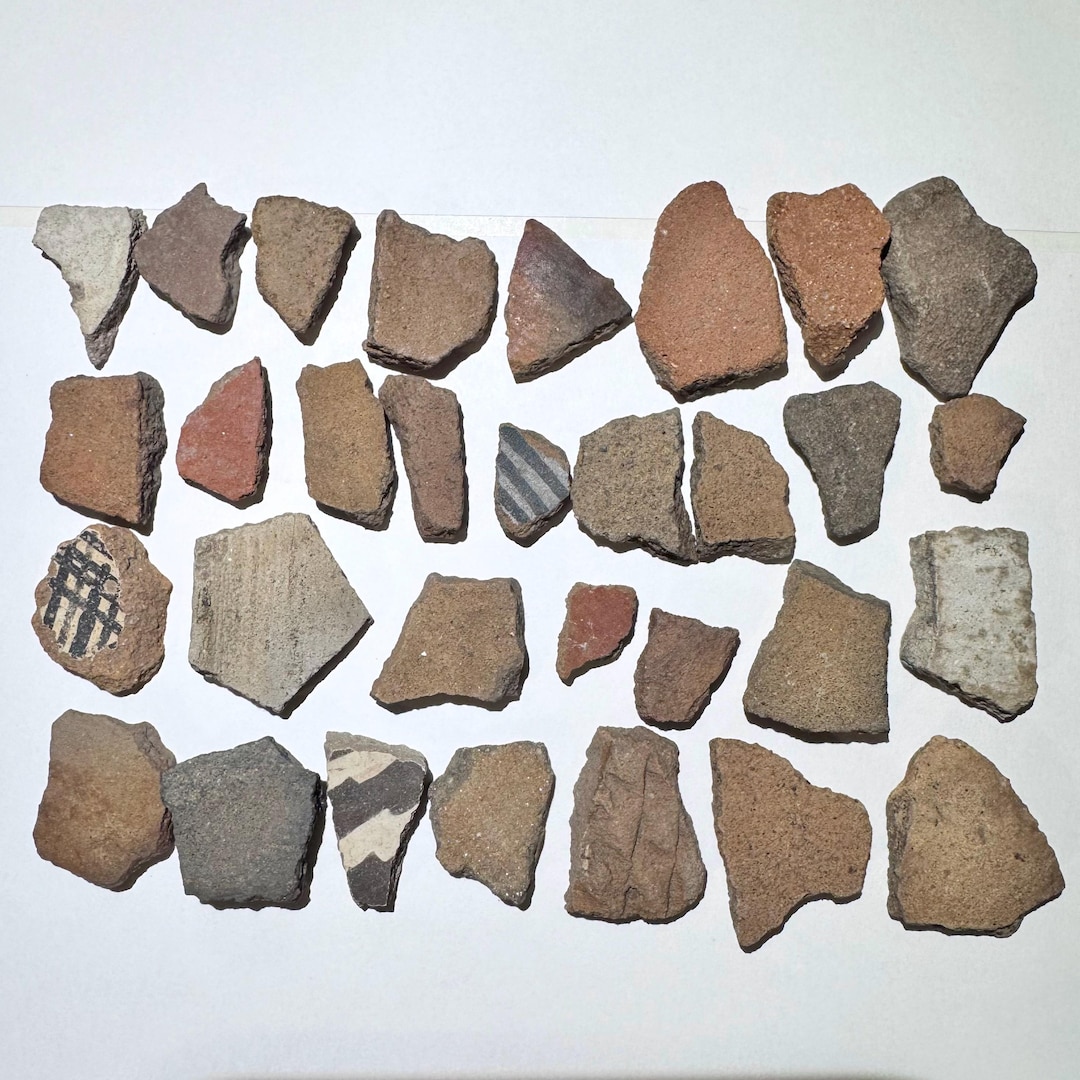 31pc Lot Genuine Ancient Anasazi Native American Pottery Artifacts Set ...