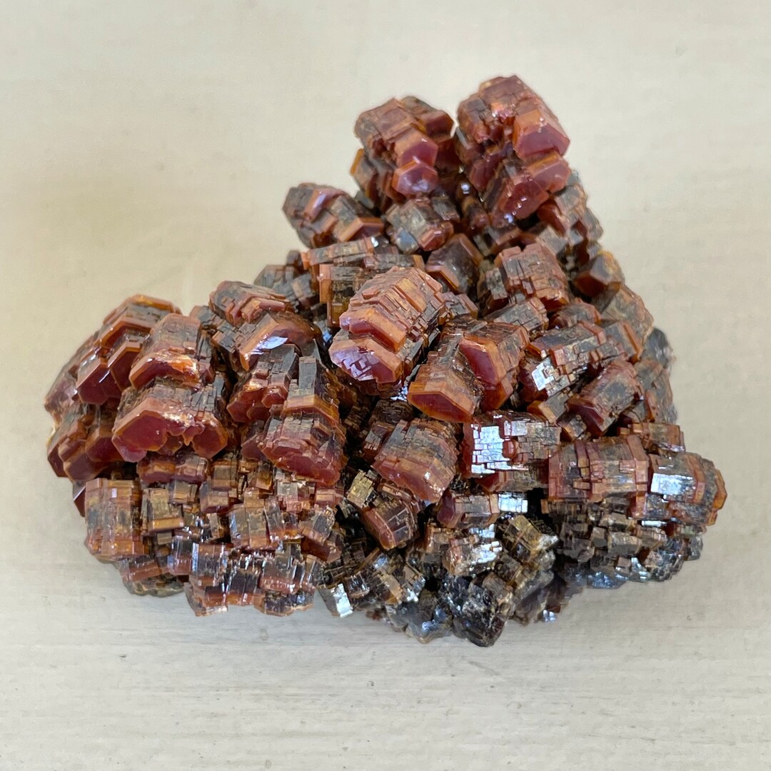 Rare 2 Museum Quality Aesthetic Gem Columnar Vanadinite Crystal Cluster ...