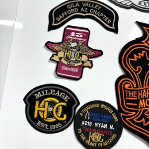 16pc Lot Vintage Harley Davidson Motorcycle Patch & Bandana Set ...