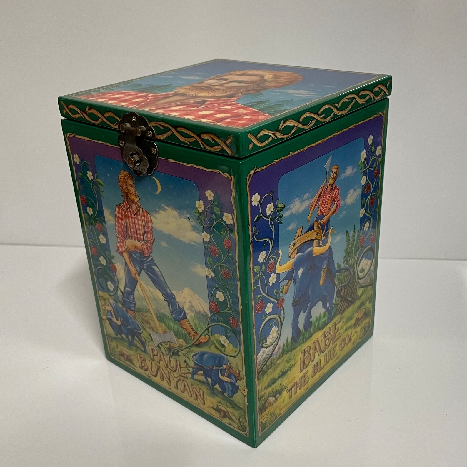 Vintage 7.9 Large Paul Bunyan Music Box American Living - Etsy