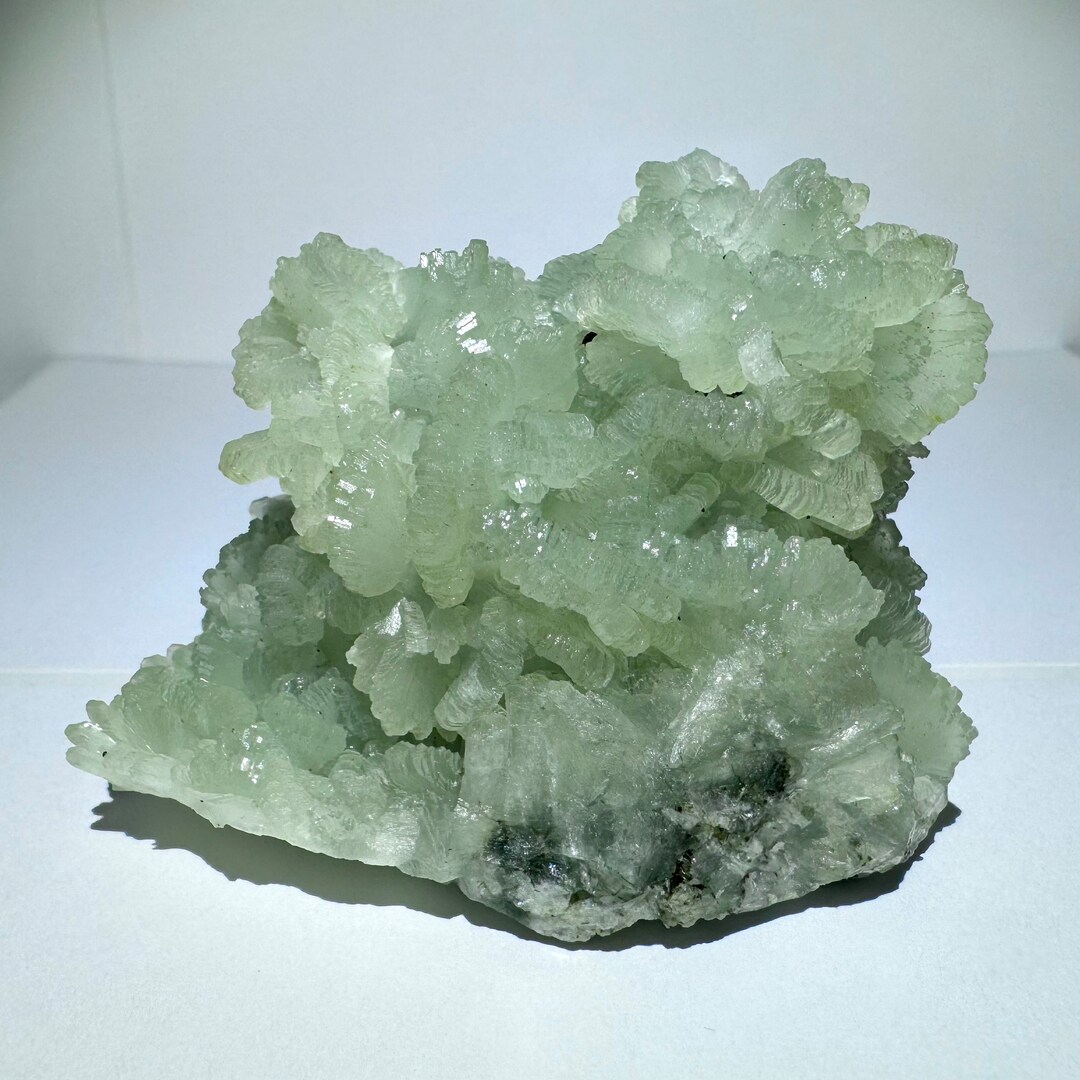Rare 2.7 Museum Quality Light Green Prehnite Crystal Cluster 151g ...