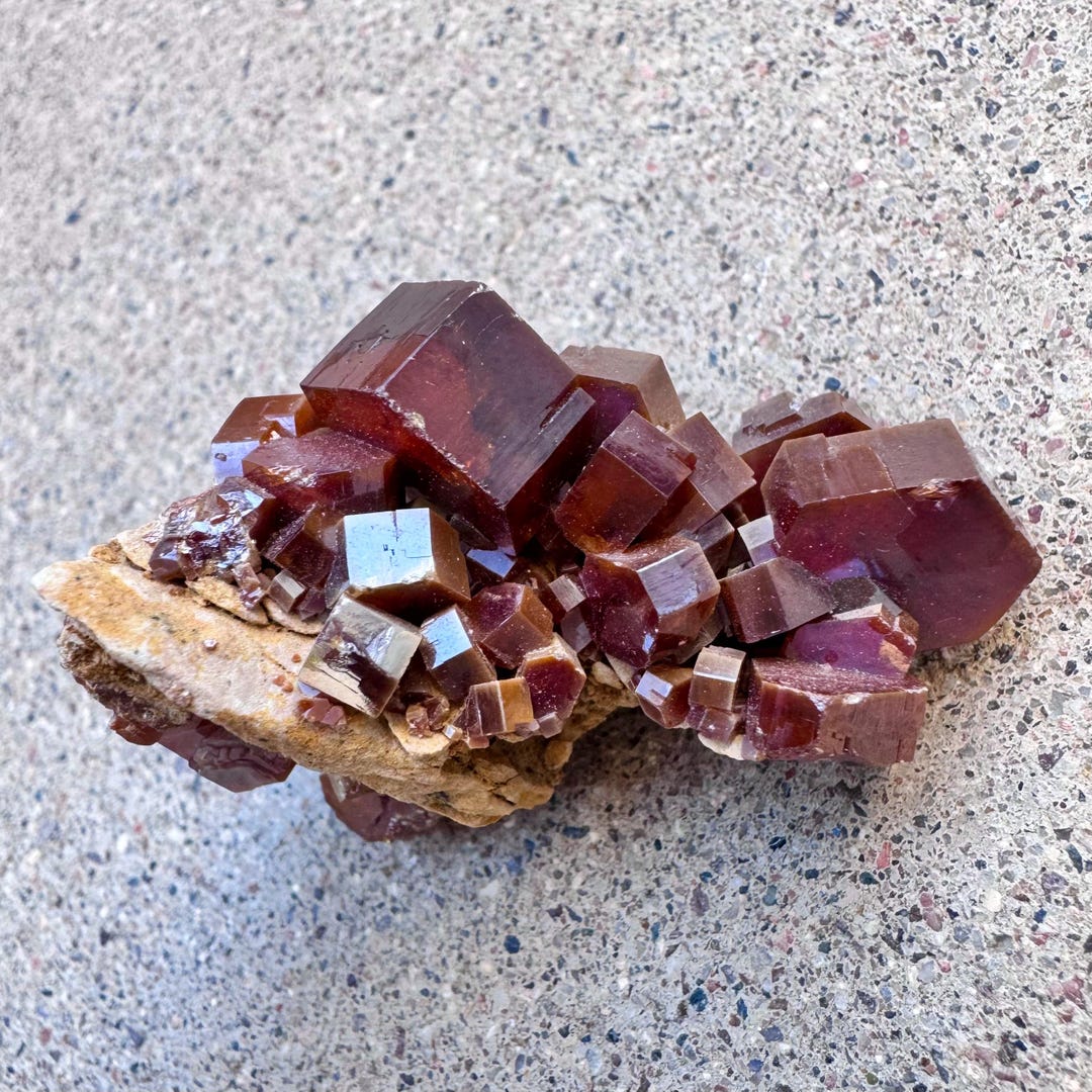 Rare 1.7” Gem Vanadinite Crystal Cluster 40g Mineral Specimen - Atlas ...