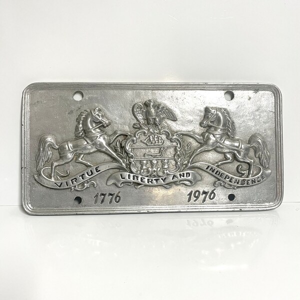 Pewter License Plate - Etsy