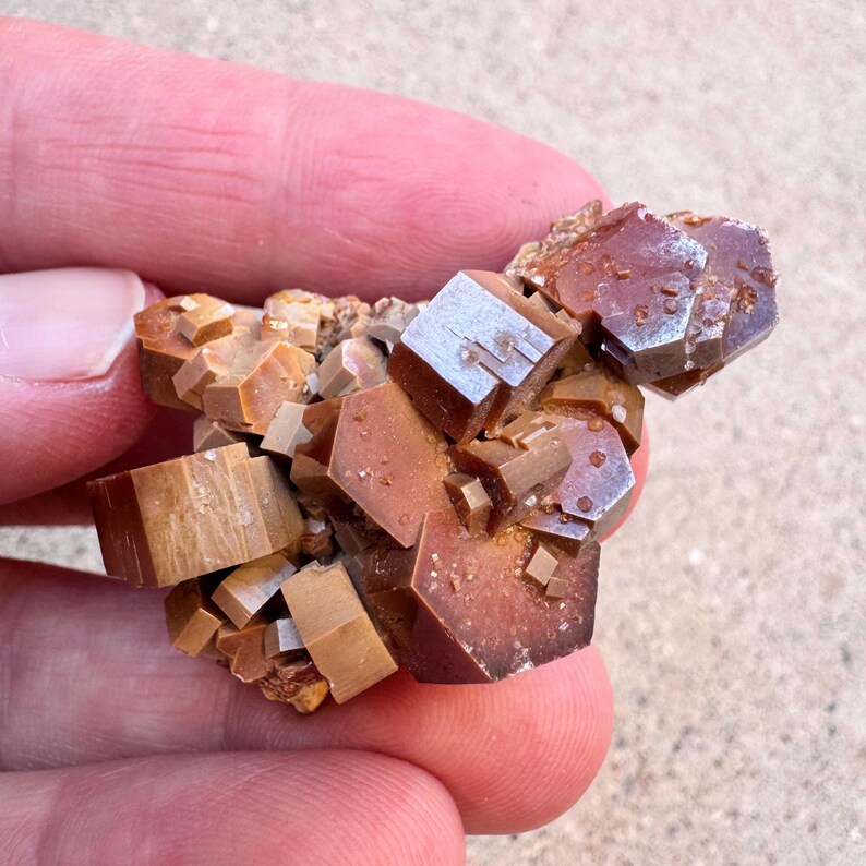 Rare 1.7” Gem Vanadinite Crystal Cluster 40g Mineral Specimen - Atlas ...