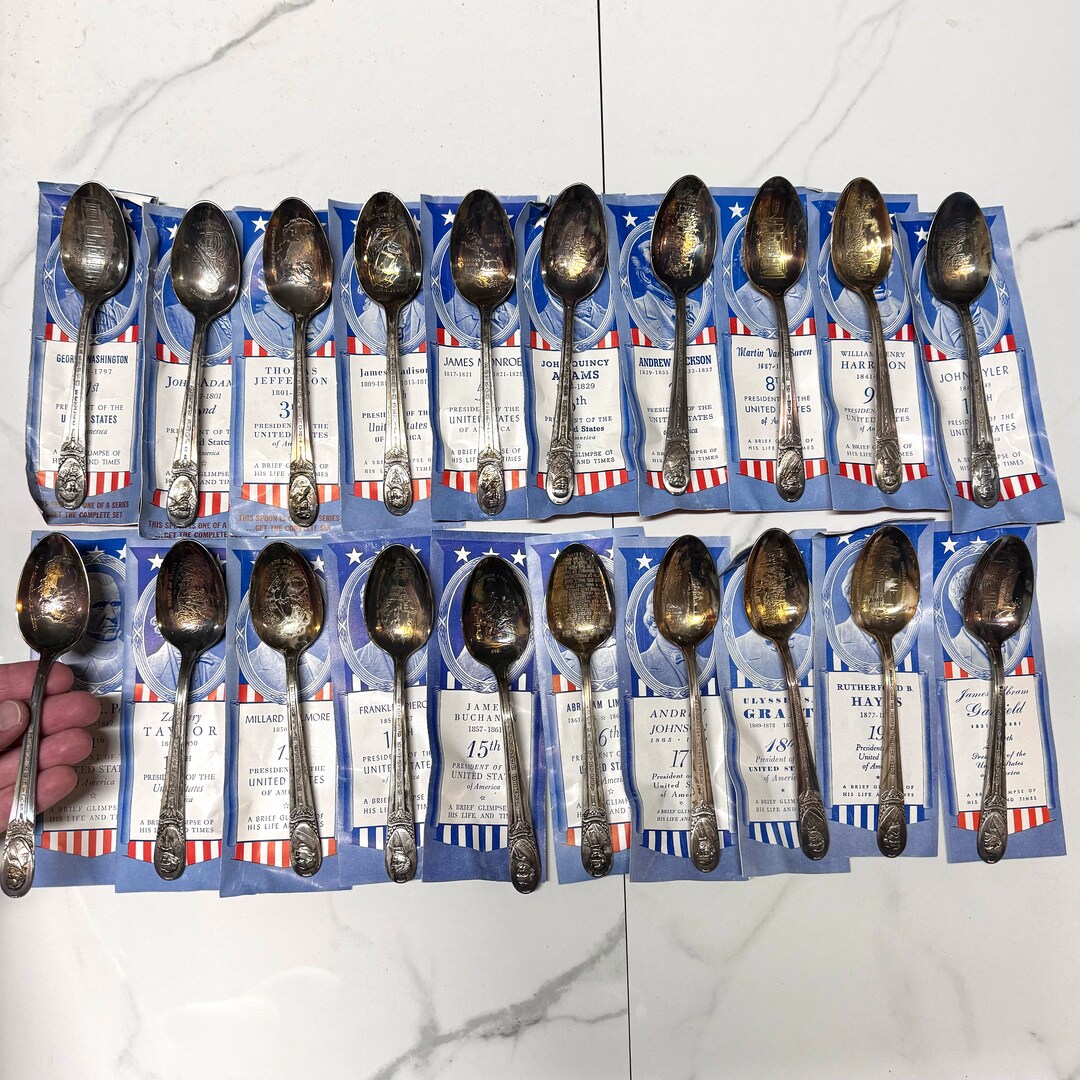 20pc Lot Vintage 1939 Silver Plated Rogers Presidential Spoon ...