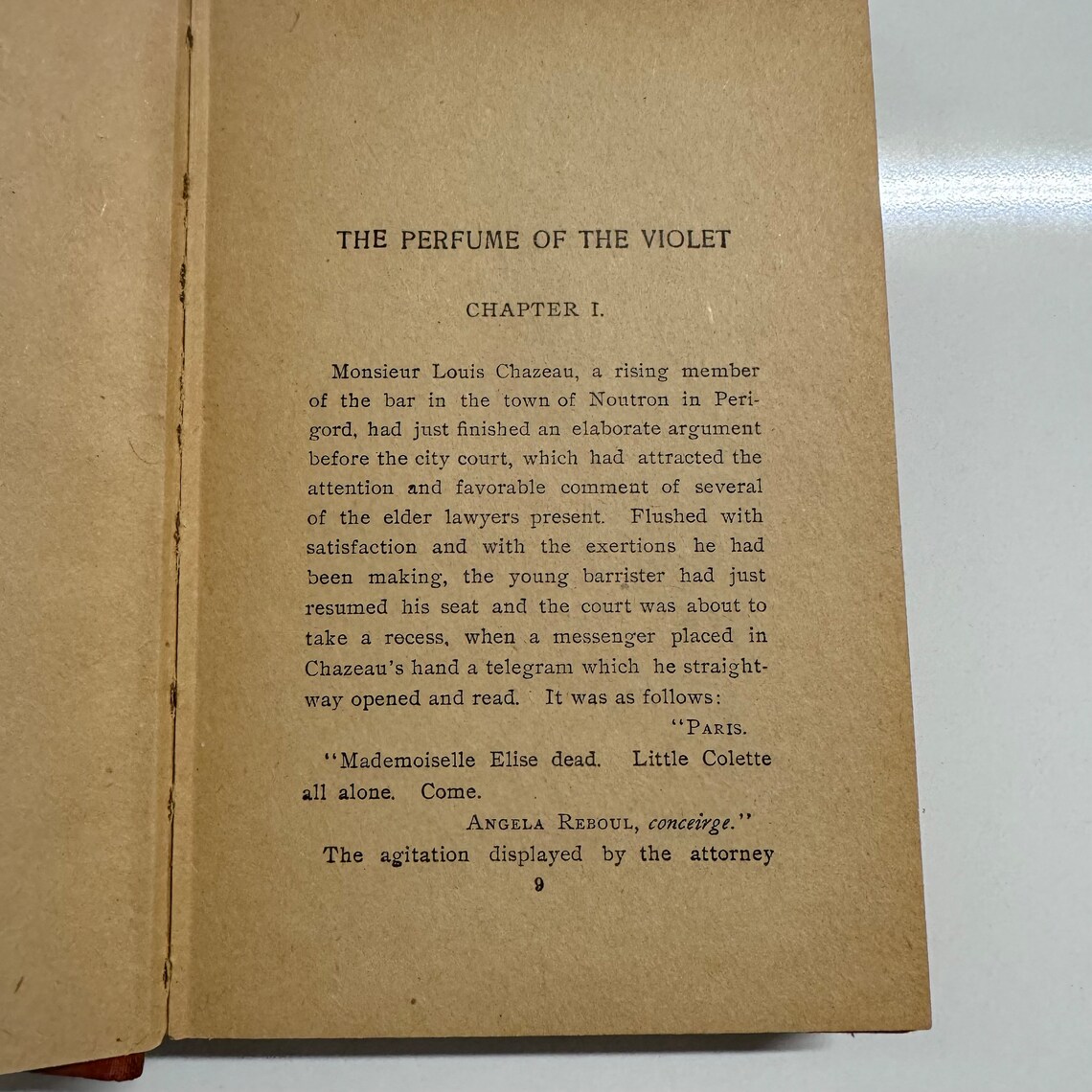 Antique 1893 the Perfume of the Violet Novel by Frank Howard Howe Book ...