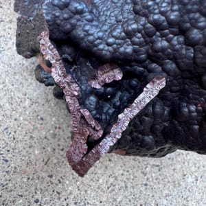 Rare 4” Dense Botryoidal Hematite Crystal Cluster 340g Mineral Specimen ...