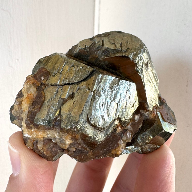 Pyrite Crystal Cluster 2.6” 292g Mineral Specimen - Pachapaqui, Áncash ...