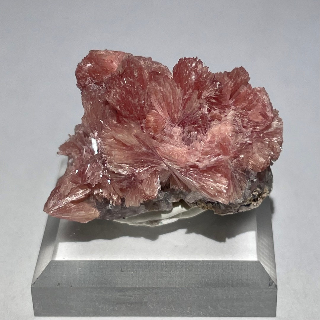 Rare 1 Museum Quality Inesite Crystal Cluster 6g Crystal Specimen ...