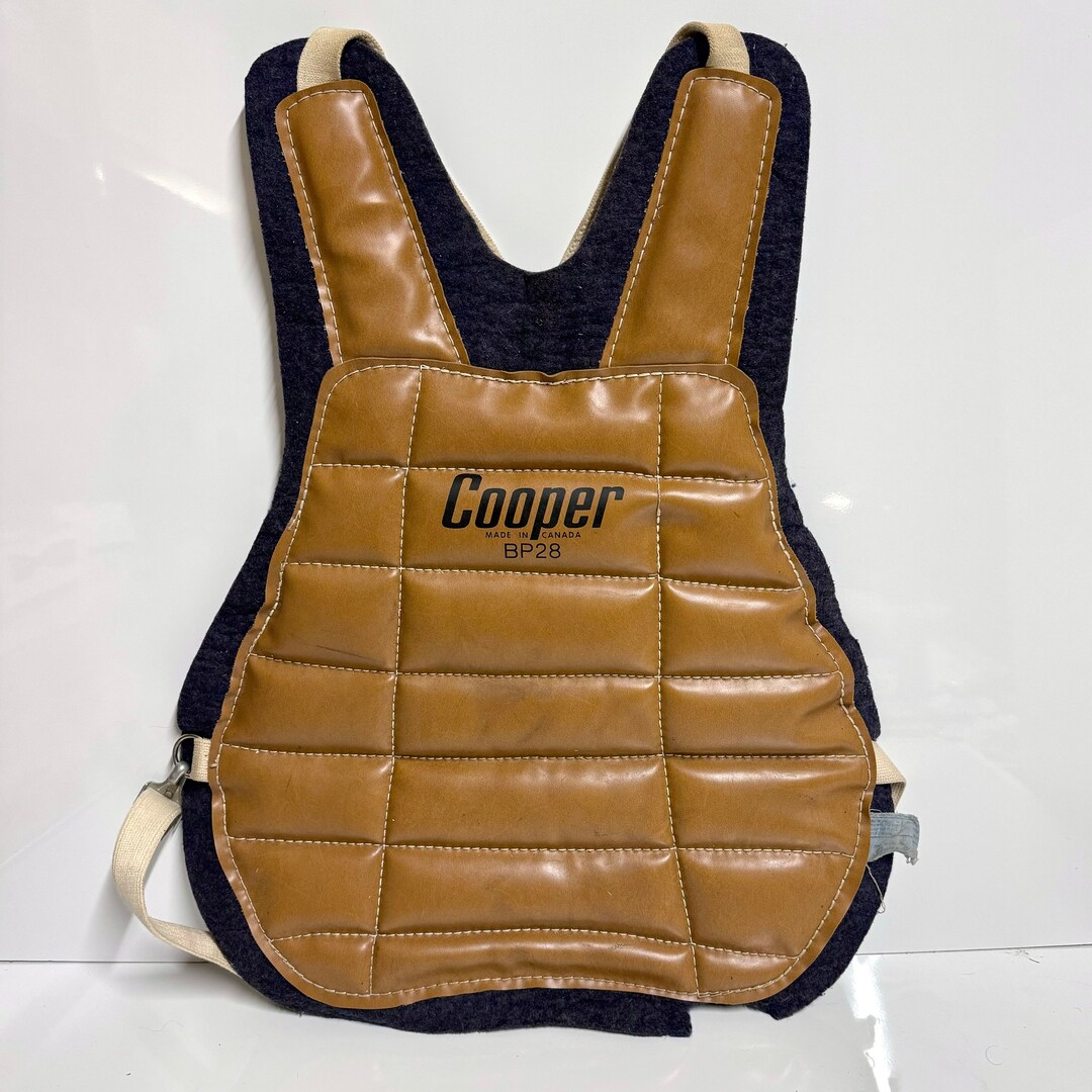 Rare Antique Cooper Weeks Ice Hockey Leather Chest Protector BP28 ...