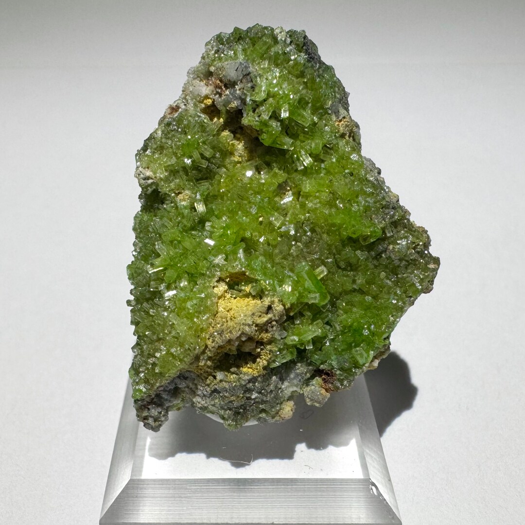 Rare 1.1” Gem Lime Green Pyromorphite Crystal Cluster 9g Mineral ...