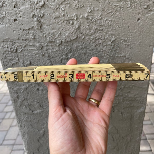 Wooden Folding Ruler - Etsy