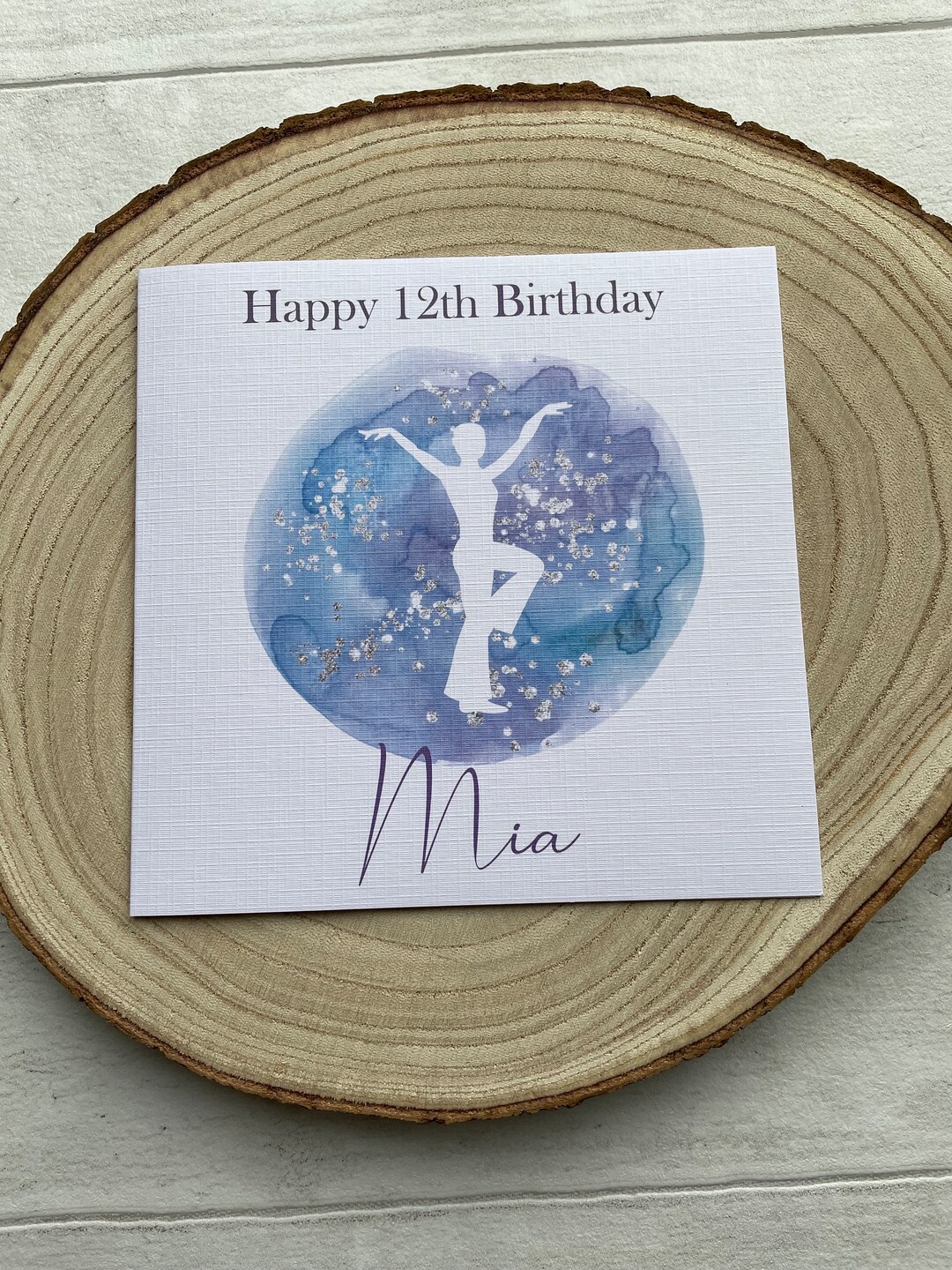 Personalized Dancer Card: Good Luck, Birthday, Congratulations, Tap ...