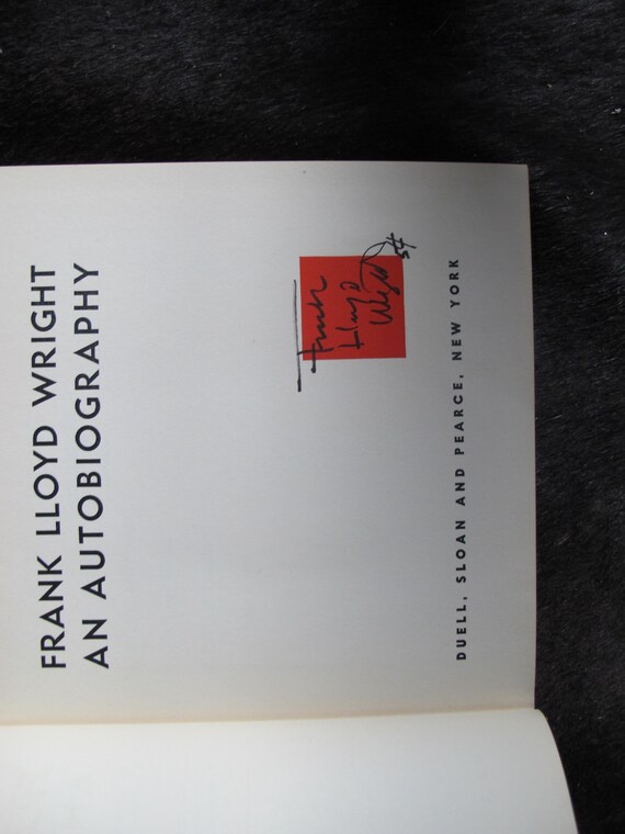 Frank Lloyd Wright Signature