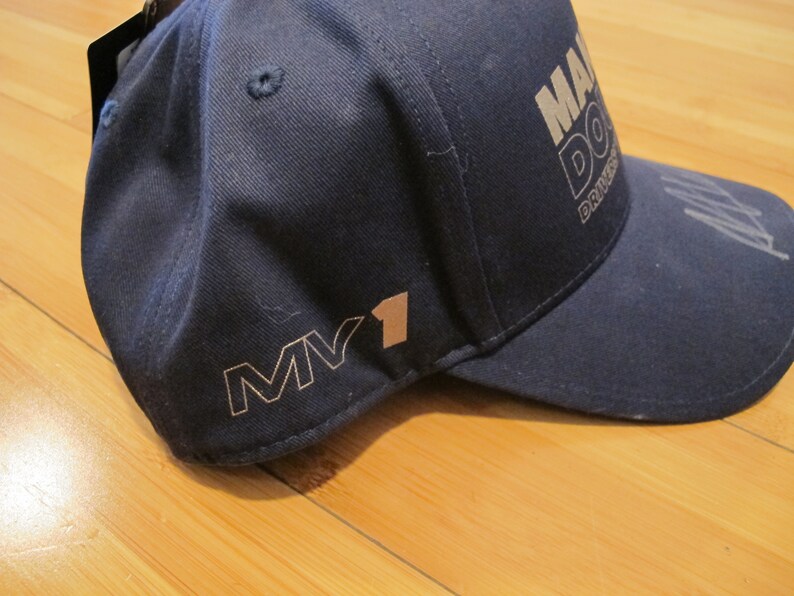 Max Verstappen HAND SIGNED Red Bull Oracle Hat Cap Formula 1 F1 ...