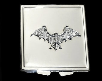 Bat Lady Pill Box Case Pillbox Holder Trinket Albert Penot Goth Macabre ...