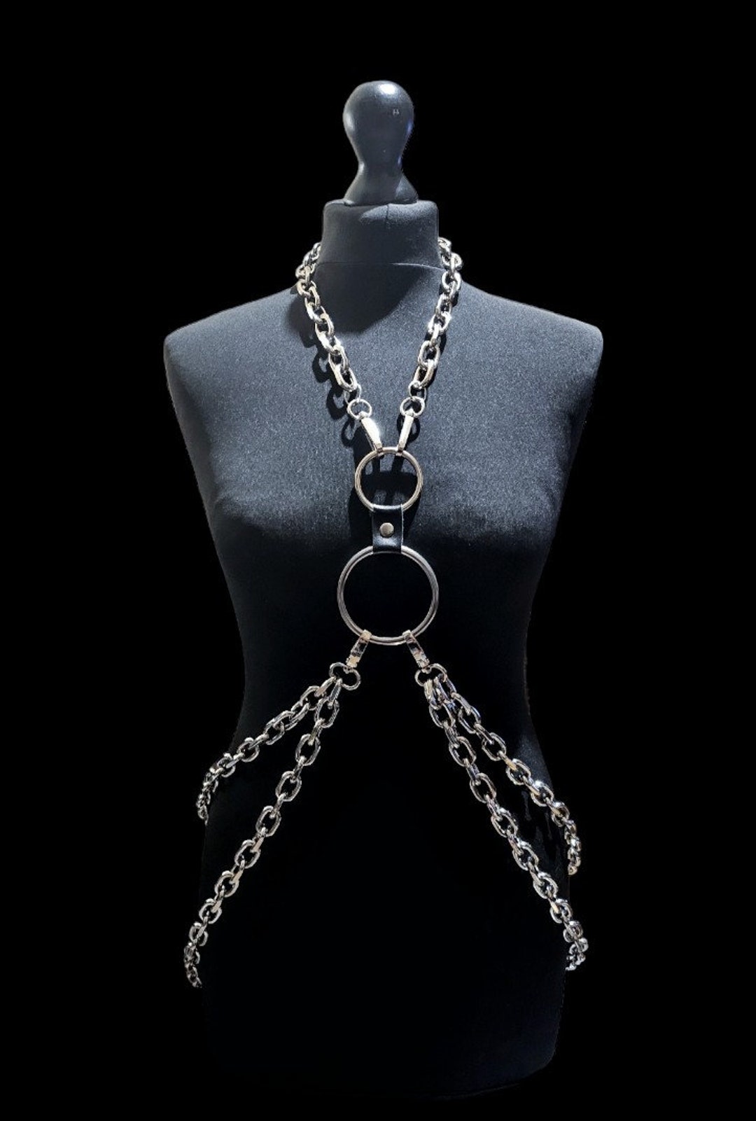 Goth Body Harness, Body Chain, Body Belt - Etsy