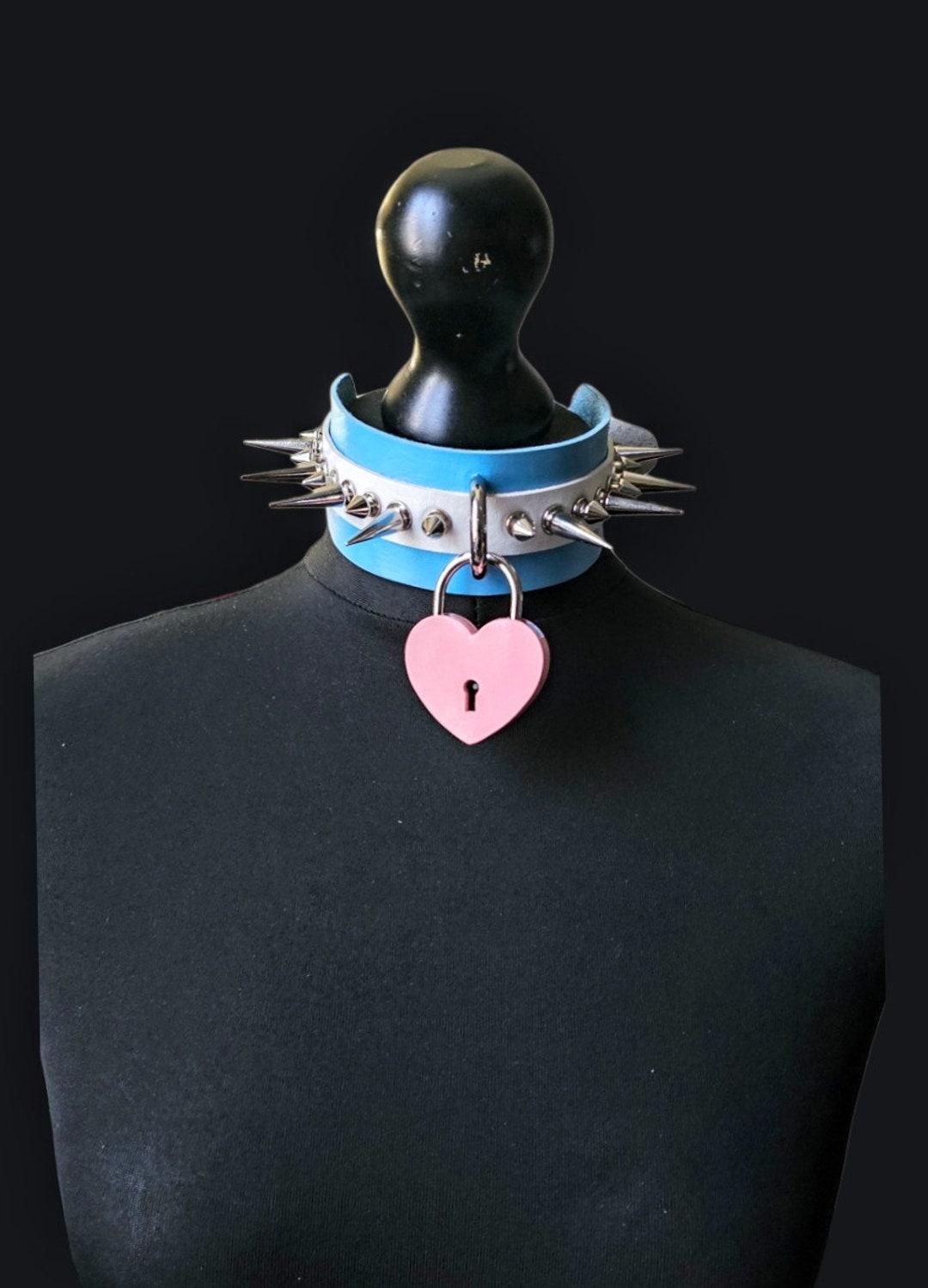Trans Pride Flag Choker,transgender Choker Collar, Pride Choker ...