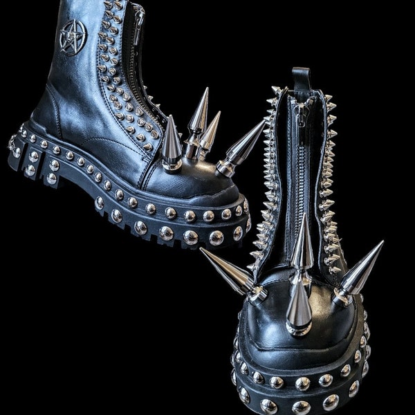 Goth Boots - Etsy