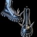 Goth Boots / Punk Platform Boots/ Spiked Goth Boot /knee Length Boots ...