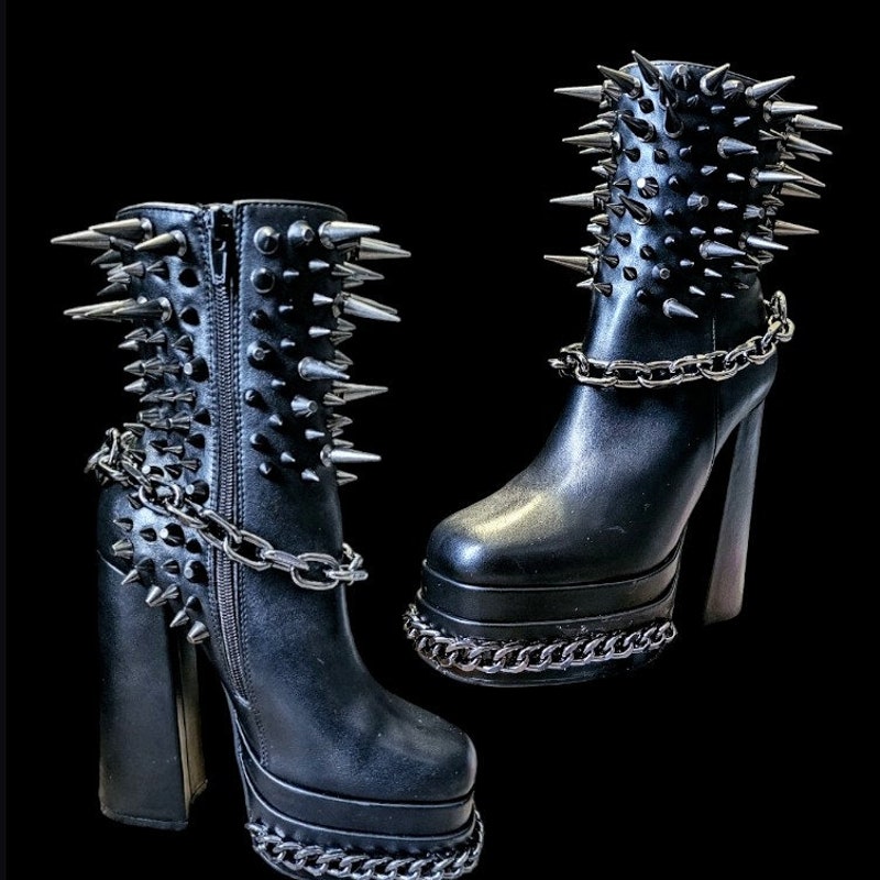 Goth Boots - Etsy