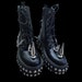 Goth Boots / Punk Platform Boots/ Spiked Goth Boot /knee Length Boots ...